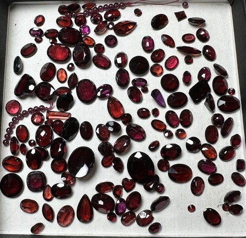 LOT 149 CTs GEM 💎 Natural EARTH 🌍 Mixed Garnets REMOVED FROM JEWELRY | eBay