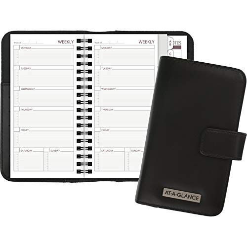 Day Runner Undated Windsor Refillable Planner, Black, 3 1/4" x 6 3/8 ...