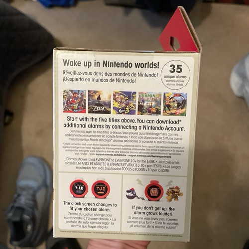 Nintendo ALARMO Sound Clock Alarm | - BOX - US VERSION IN HAND for sale ...