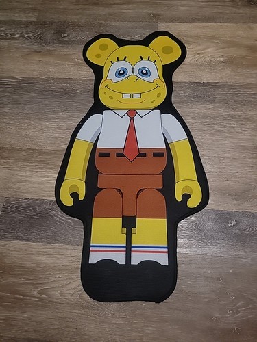 New Bearbrick Custom Spongebob Squarepants Rug 31"x15 1/2" | eBay