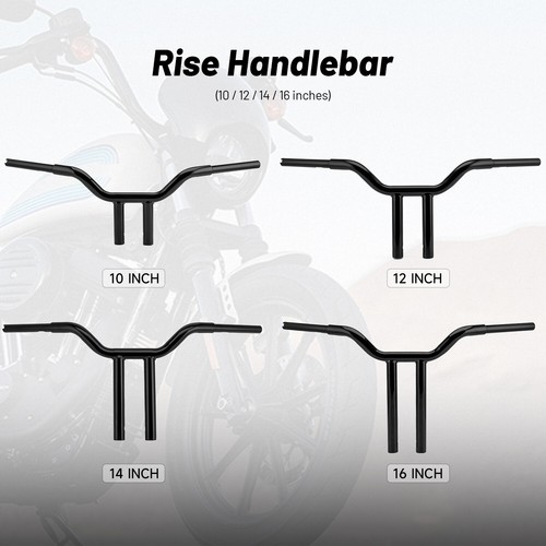 Gloss Black 10" Lane Splitter MX-T Bars Handlebar For Harley Sportster ...