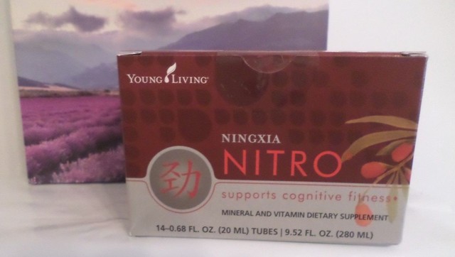Young Living NINGXIA NITRO Cognitive Fitness Supplement 14 tubes 20ml ...