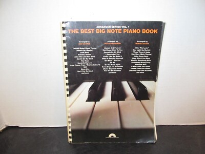 Vintage Piano Sheet Music Book Columbia Arranger Series Best Big Note ...