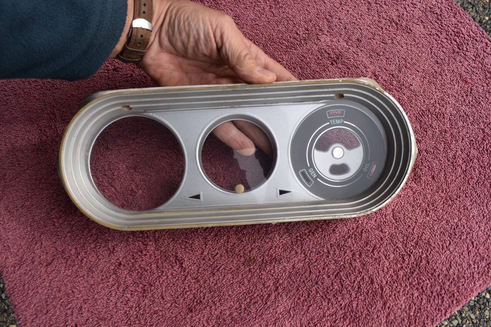 1963, 64, 65 Chevrolet Chevy II Gauge Cluster Surround NICE Original | eBay