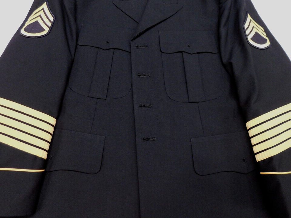 US Army ASU Coat Men's 44 Service Dress Jacket Military Enlisted ...