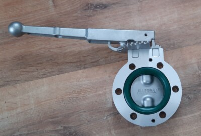 2" Anodized Aluminum TTMA Paddle Valve with built-in EverGreen-FKM ...