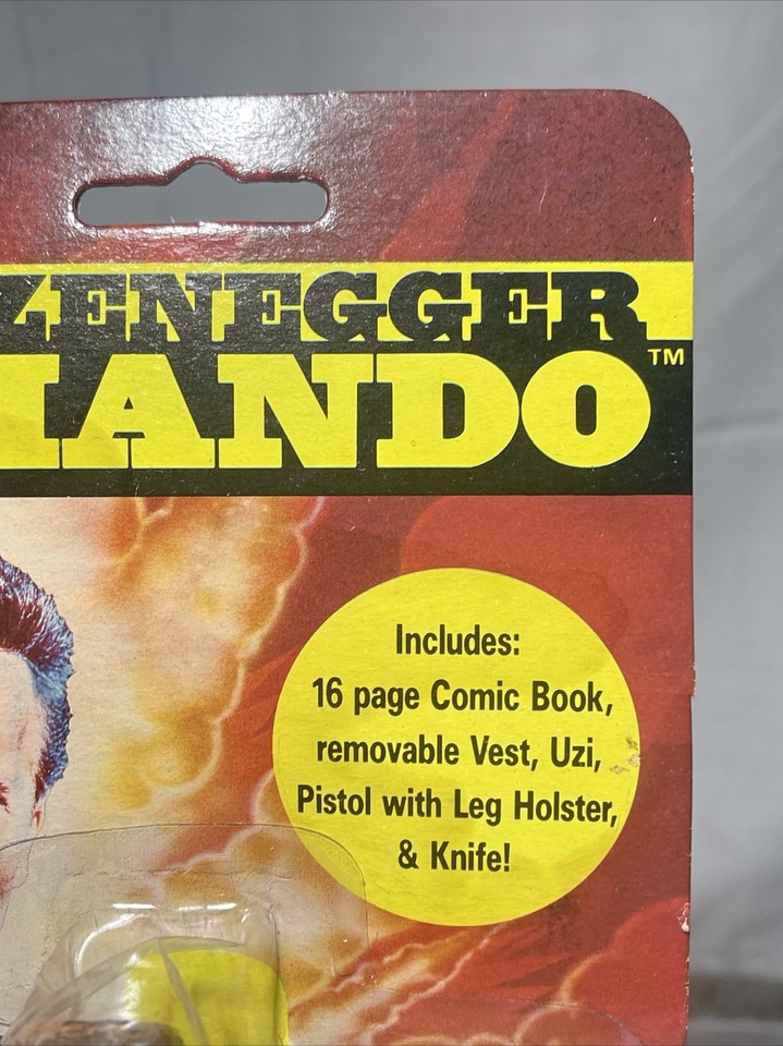 Vintage Schwarzenegger Commando Action Figure Diamond Toymakers 1985 ...
