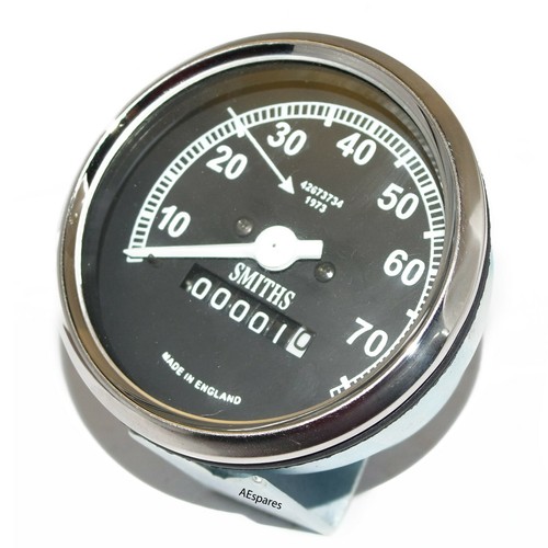 For Royal Enfield Black Replica Smiths Speedometer Speedo 70 MPH | eBay