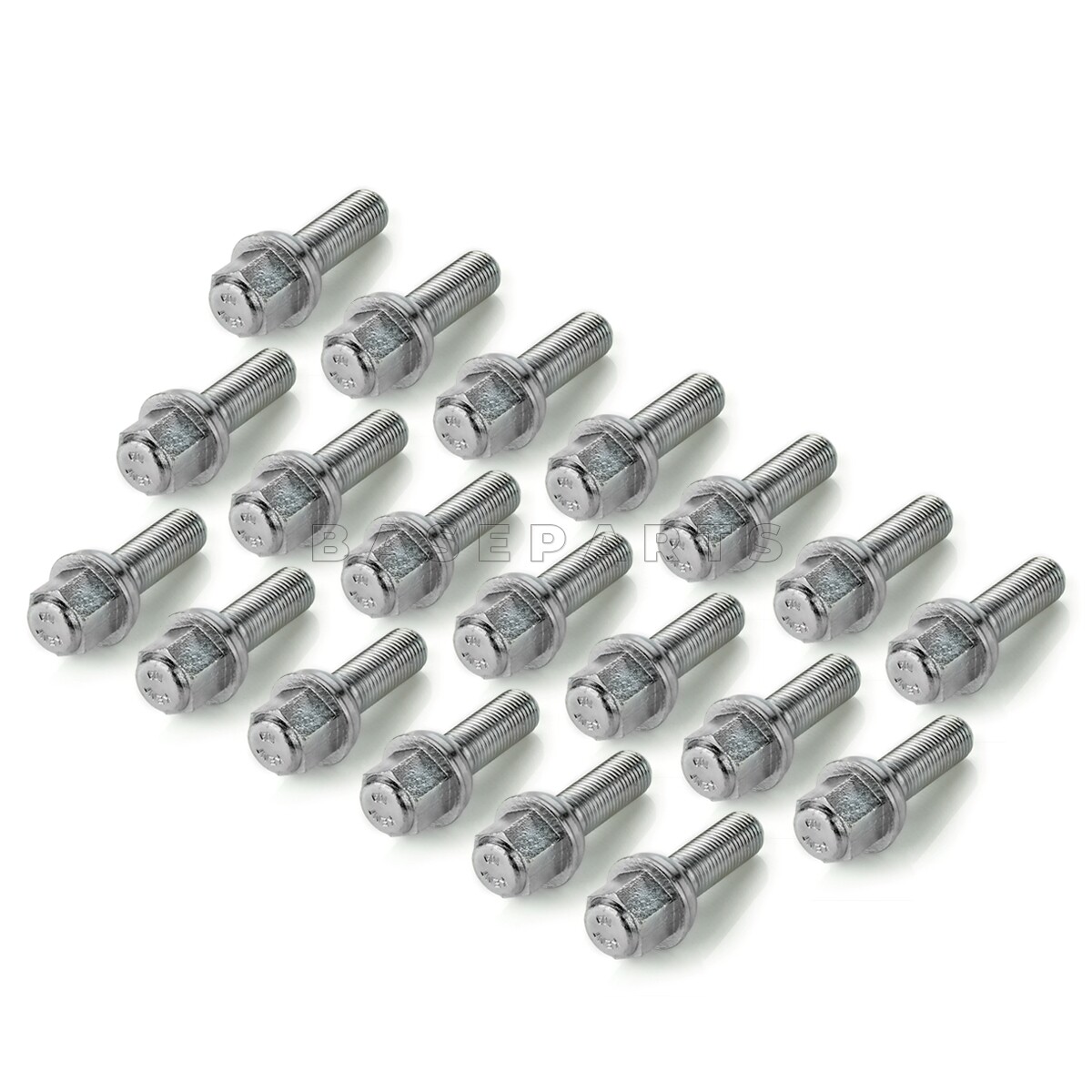 20x Vis de Roue Conique Arrondi Boulons - M14x1,5 x 65mm pour Ford ...