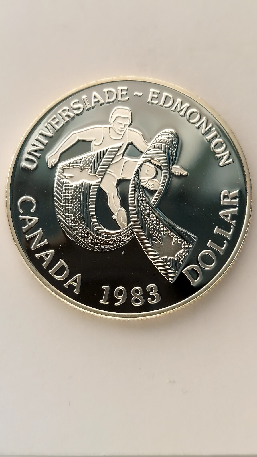 1983 Canada, University Of Edmonton Silver Dollar, .500 Silver | eBay
