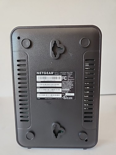 Netgear Frontier ADSL2+ Modem Router D2200D-1FRNAS w/ Adapter | eBay