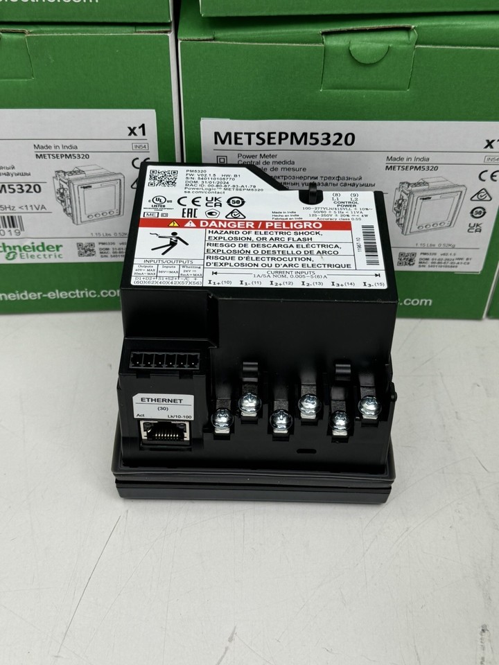 SCHNEIDER ELECTRIC METSEPM5320 POWERLOGIC PM5320 POWER METER (SEE ...