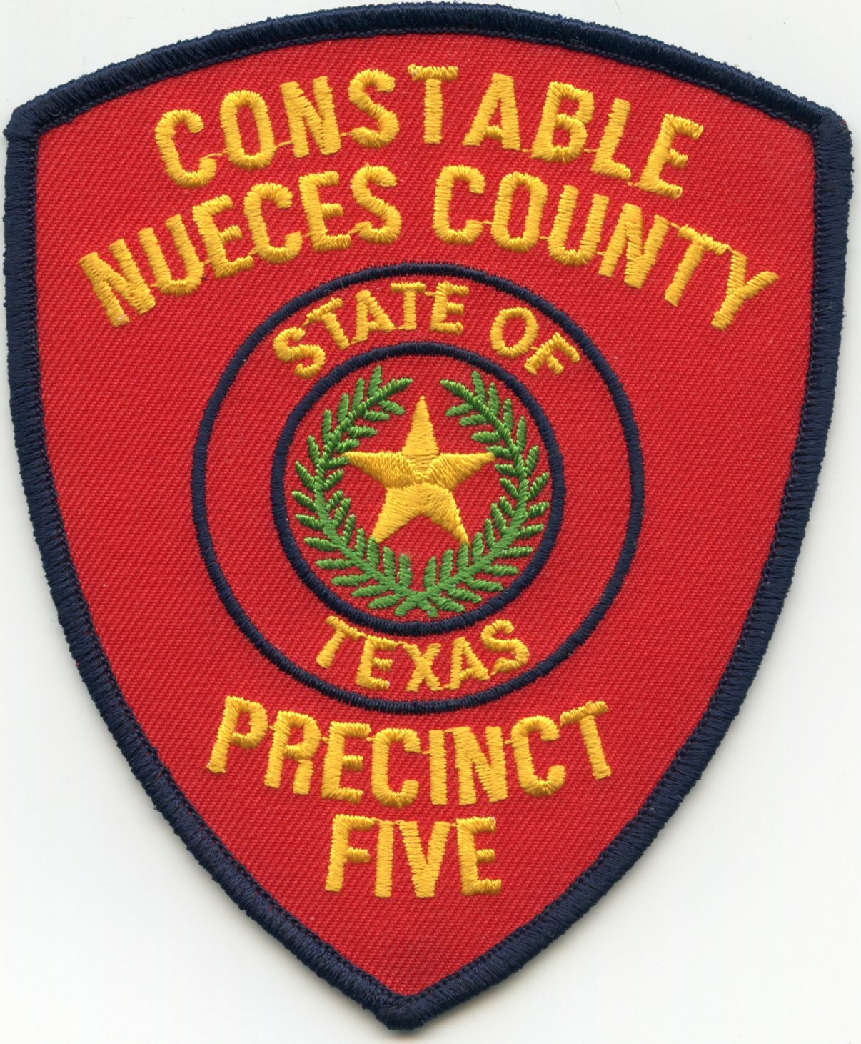 NUECES COUNTY TEXAS TX Black Border Precinct 5 CONSTABLE sheriff police ...