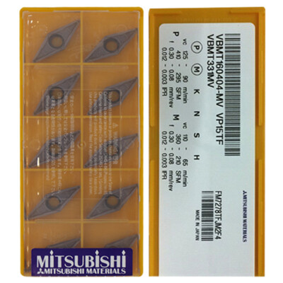 10xMITSUBISHI VBMT160404-MV VP15TF VBMT331MV VP15TF CNC Turning Carbide ...