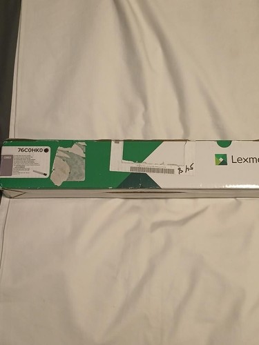 New Sealed Genuine Lexmark 76C0HK0 34000 Page High-Yield Black Toner ...