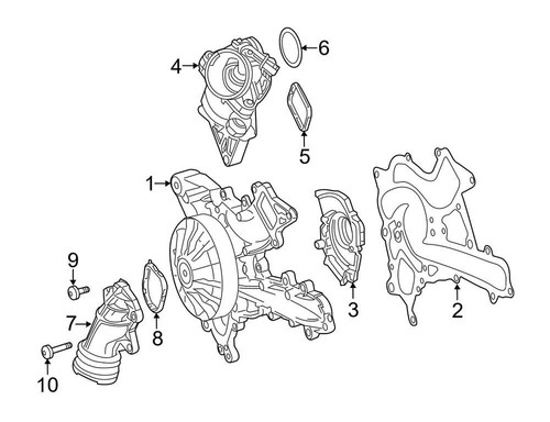 Genuine+Mercedes-Benz+Water+Inlet+2762000156+OEM for sale online | eBay