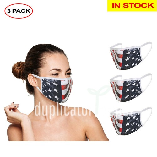 Washable Reusable Face Mask (In Stock) - Double Layer - 3 Pack, Ships ...