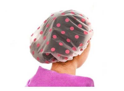 Women Reusable Waterproof Plastic Shower Cap | eBay Australia