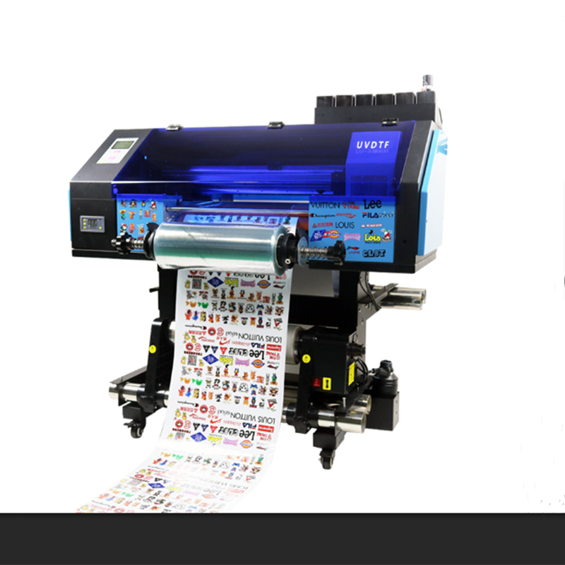 XP600 Double Head A3 Crystal Label Printer UV DTF Transfer Stickers ...