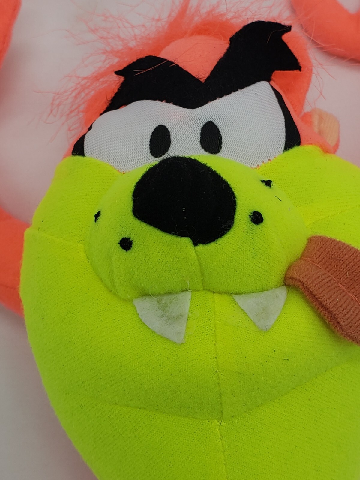 Toy Factory Looney Tunes 10” TAZ Plush Neon Orange Tazmanian Devil ...