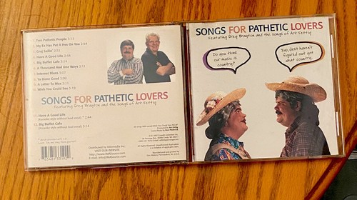 GREG BRAYTON And The Songs Of Art Fettig Songs For Pathetic Lovers CD ...
