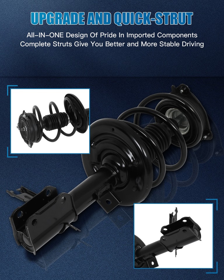 Front Complete Struts Assembly Kit For 2013-2017 Nissan Altima Quick ...
