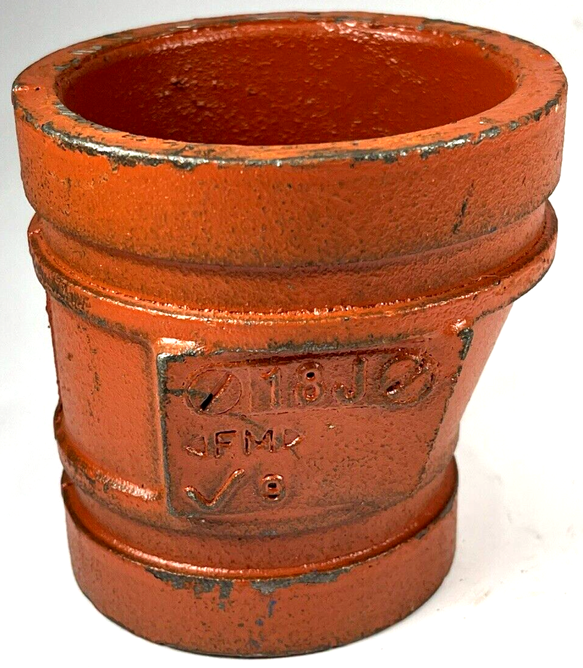 Victaulic - 3x2-1/2 Grooved Eccentric Reducer Pipe Coupling - 88.9x73 ...