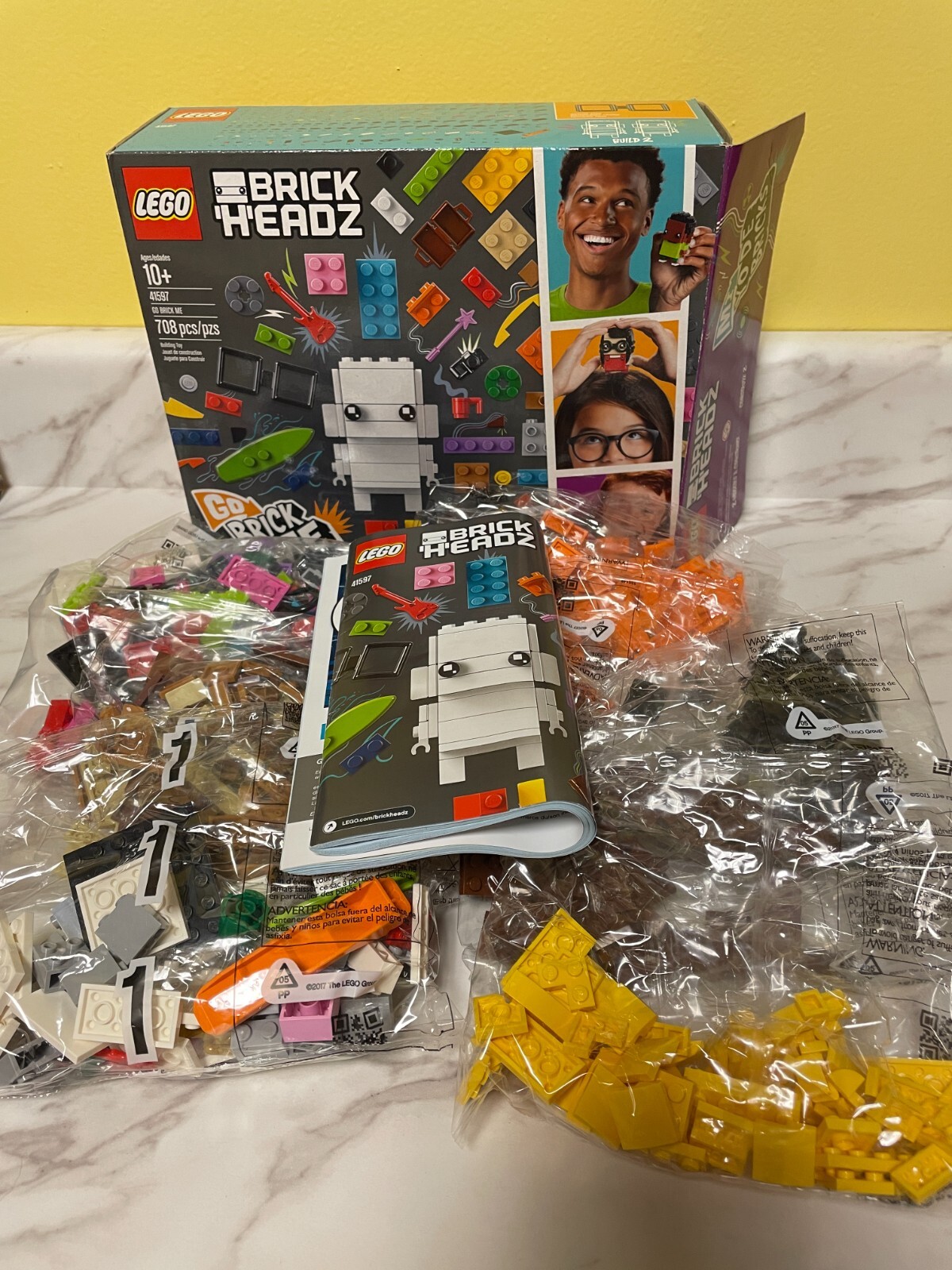LEGO BRICKHEADZ: Go Brick Me (41597) New - Box Open Bags Sealed ...