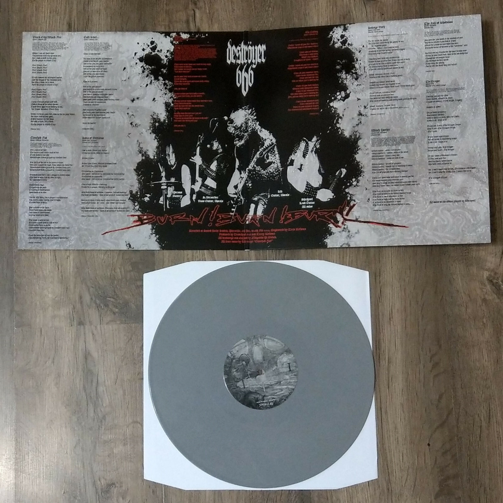 DESTROYER 666 ‎– Cold Steel...For An Iron Age (Grey Vinyl) 250 Copies ...