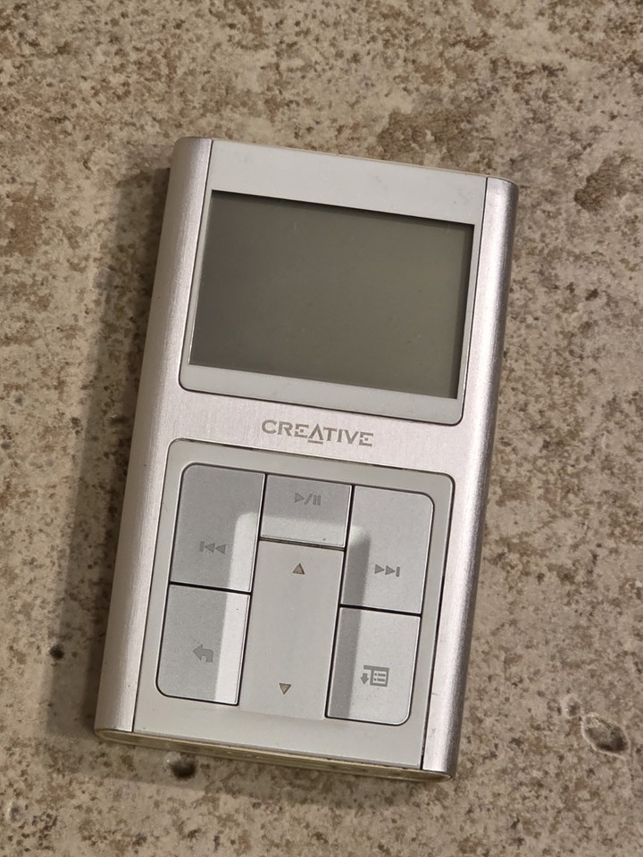 Creative Zen Sleek MP3 Player 20GB ( AS IS FOR PARTS OR REPAIR ...