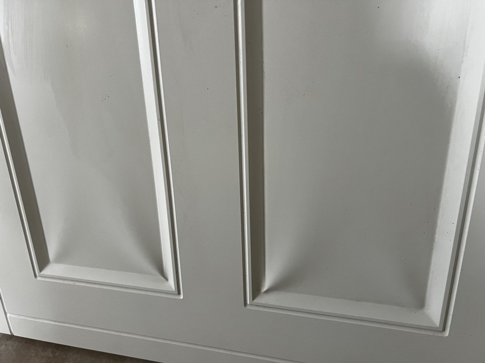 Wren Kitchen Cupboard doors, drawers, side panels & cornice- Cream ...