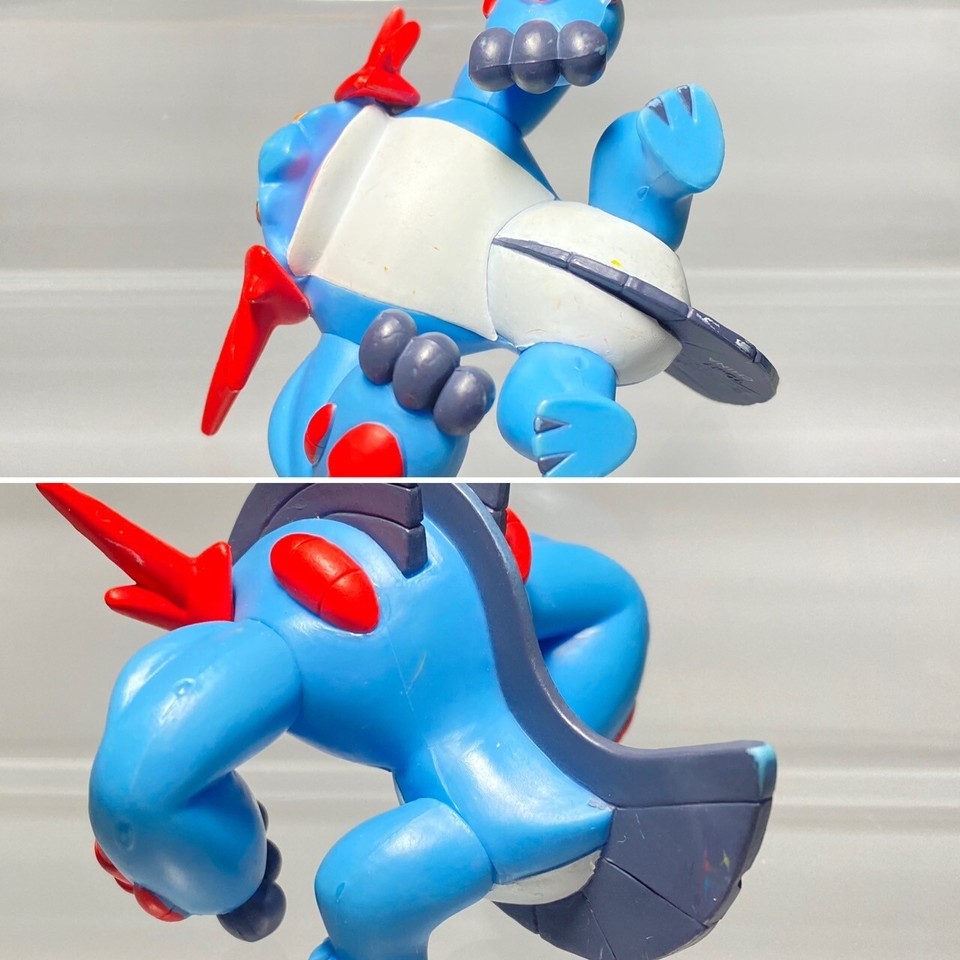 Mudkip, Marshtomp, Swampert, Mega Pokemon Monster Nintendo Tomy Figure ...