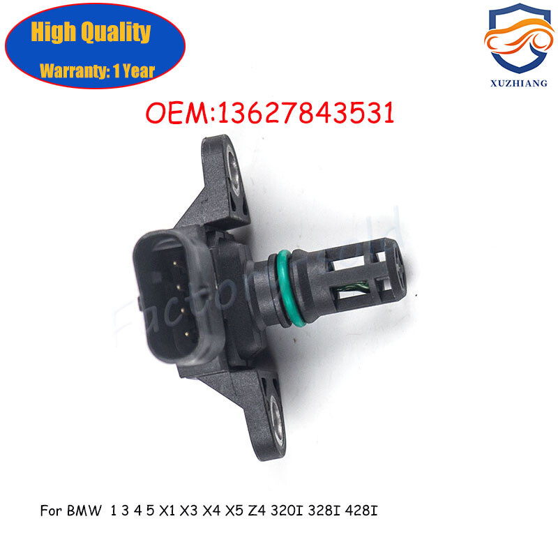 4 Pins Manifold Pressure MAP Sensor For BMW 320I 328I 428I 13627843531 ...