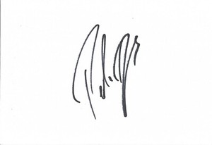 Paul Van Dyk Autograph Signed 10x15 inch index Card | eBay