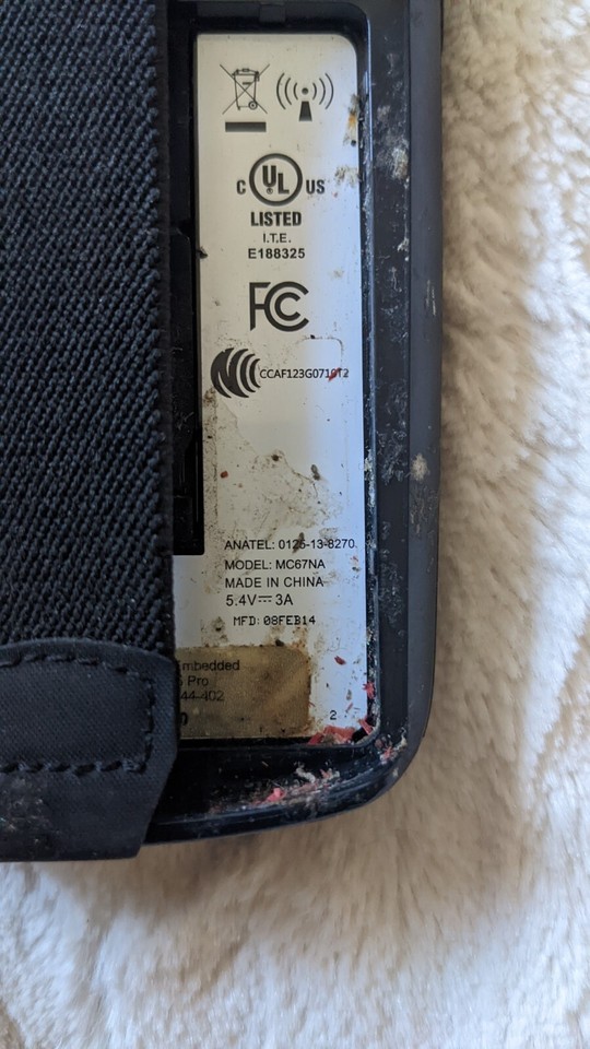 Motorola MC67 MC67NA PDA GPS Barcode Scanner w/stylus - no battery | eBay