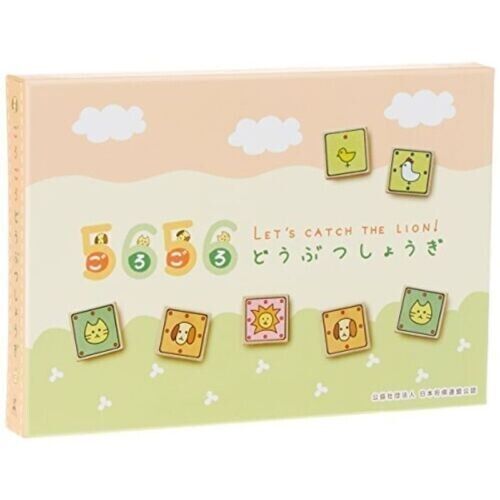 Goro Goro Dobutsu Shogi 5x6 Let's catch the lion Japanese Animal Chess ...