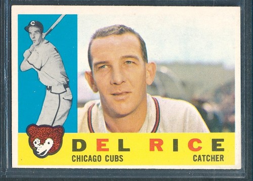 1960 Topps #248 DEL RICE Chicago Cubs ~ EX-MT to NM | eBay