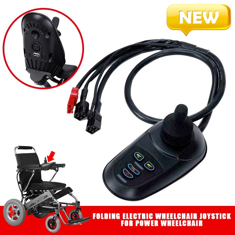 USA Waterproof joystick Controller For Folding Electric Wheelchair ...