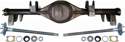 NEW CURRIE 65-70 IMPALA REAR END W/ TORINO FLANGED AXLES & BEARINGS,9 ...