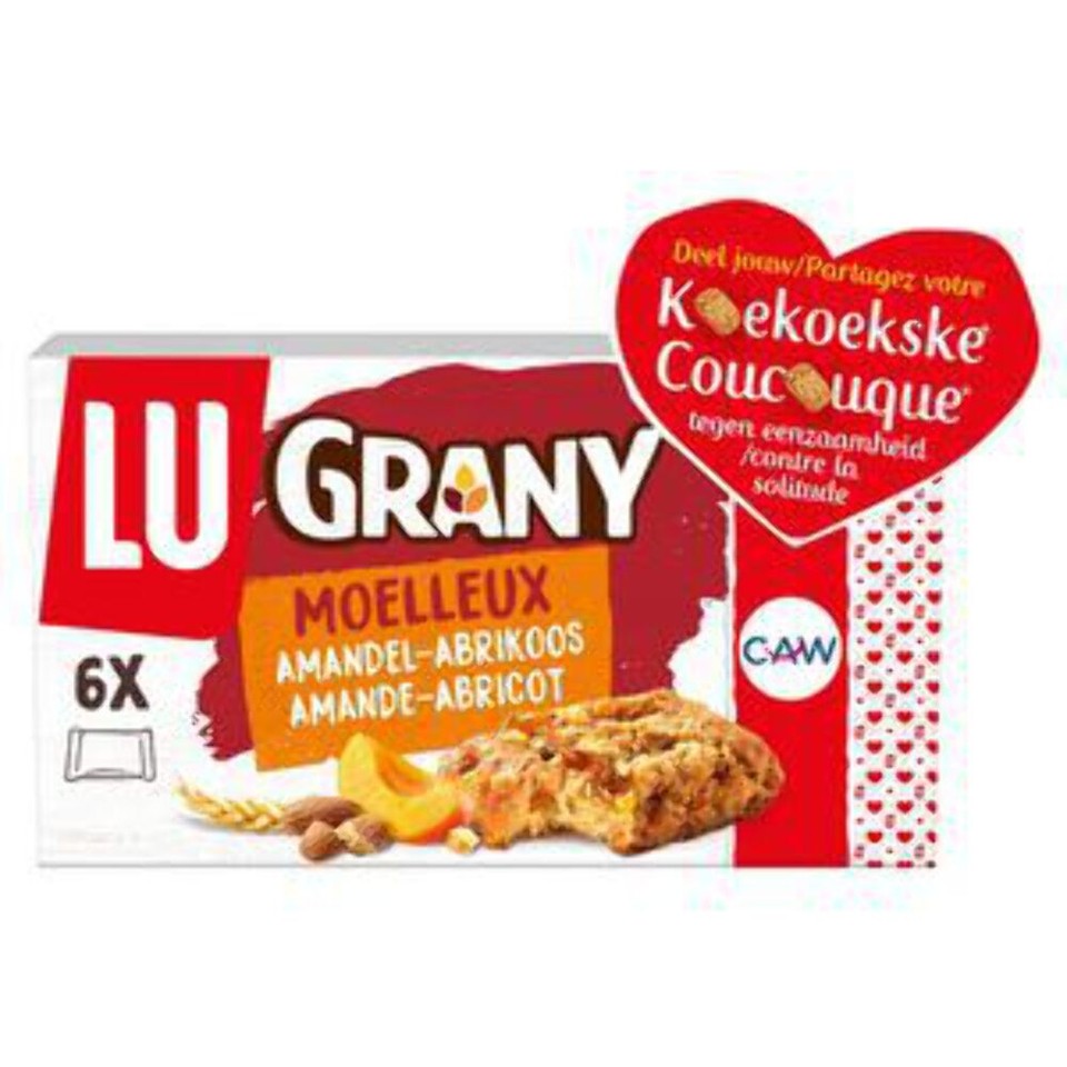 Lu Cookies | Grany Soft Cookie Cereals, Almond & Apricot | 6,8 Oz /195 ...
