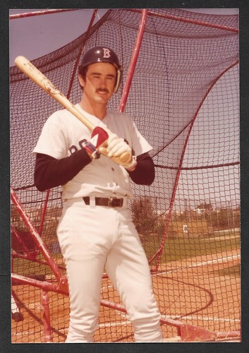 1981 Reid Nichols BOSTON RED SOX UNSIGNED 3-3/8 x 5 ORIGINAL SNAPSHOT ...