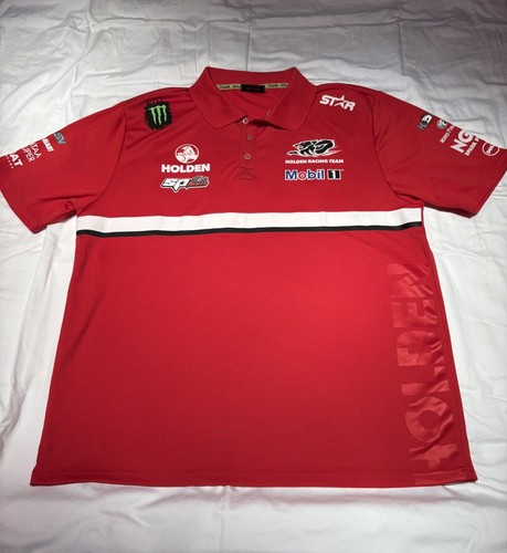 Holden Mobil 1 HSV Holden Racing Team Polo Shirt Mens XXL Red Black ...