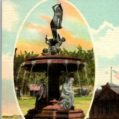 Court House and Fountain Denver Colorado Vintage Postcard 4224 | eBay