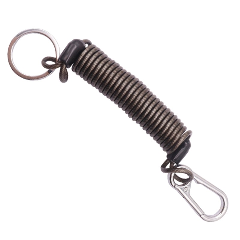 Spring Keychains Stretchy Spirals Keyring, Retractable Spring Coil Key ...