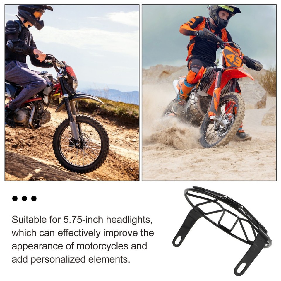 Headlight Lamp Dust Cover Cap Motorcycle Headlght Grill Headlamps ...