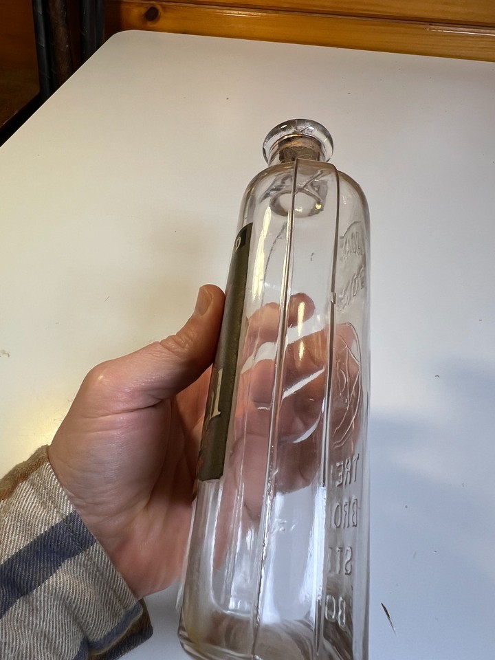 Antique Bond Bonded Label Old Kentucky Bourbon Whiskey Bottle Alameda ...