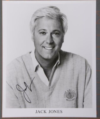 Jack Jones (Singer) Hand Signed 8x10 Photo Authentic | eBay
