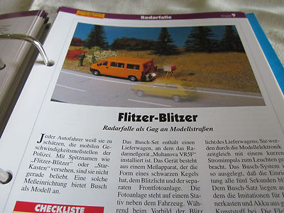 Modellbahn Schritt für Schritt 9 Zubehör Radarfalle Flitzer Blitzer ...