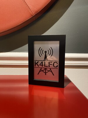 Ham Radio Custom Call Sign Monogrammed Wall Or Desk Frame | eBay