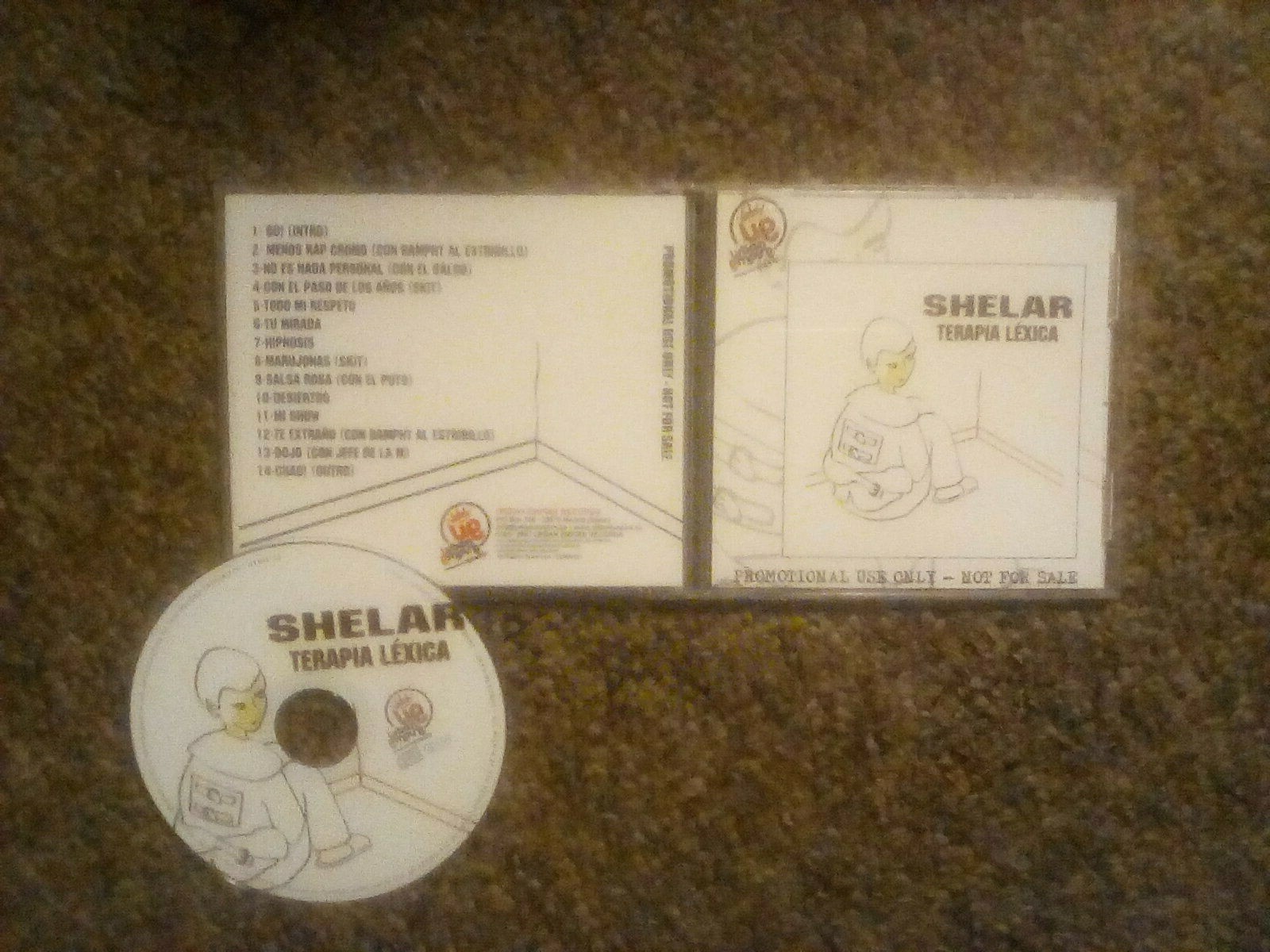 Shelar Terapia lexica promo CD 2007 urban empire Madrid zero ⛔⛔⛔ spain ...
